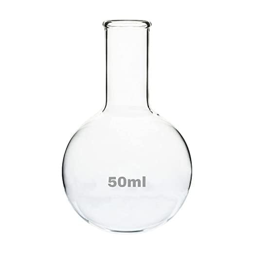Cometek Laboratory Boiling Flask, 50ml - Borosilicate Glass - Round ...