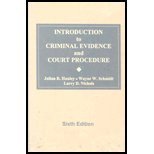 Introduction to Criminal Evidence and Court Procedure-Textbook ONLY ...