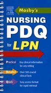Mosbys Nursing PDQ for LPN" Spiral Binding: Mosby Publshng Staf: Amazon ...