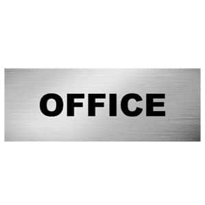Office Sign Stainless Steel Brushed Color Type Signage Acrylic Board ...