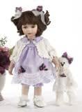 Delton 14" Porcelain Purple Dress Doll "Kara" : Amazon.in: Toys & Games
