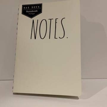 RAE Dunn NOTES Notebook - 176 pages - 8x6: 0662281269929: Amazon.com ...