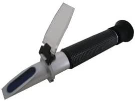 Dr. Richter Honig Refraktometer für Imker - Qualitätsprodukt mit ATC - Wasser (12-27%), Zucker ...