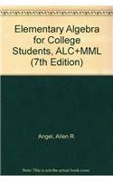 Elementary Algebra for College Students, Alc+mml: Allen R. Angel ...
