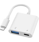Amazon.com: SD Card Reader for iPhone, iPad, USB C Lightning Dual Port ...