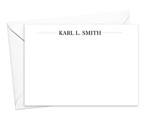 Amazon.com: Professional Personalized Stationery Cards Personalized ...