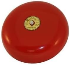 Red Fire Alarm Bell, 10 Inch 120 Volt, Smoke Detectors & Fire Alarms ...