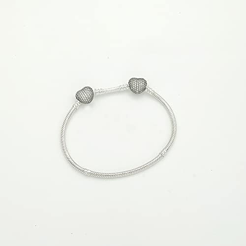 Amazon.com: Pandora style bracelet extenders, extend any European style ...