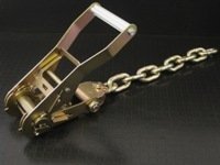 Car Hauler Ratchet w/ 5/16" Chain Extension (4 Pack): Securing Straps ...