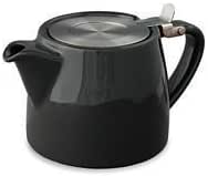 Amazon.com | Suki For Life Stumpy Teapot - BLACK (18oz / 532ml) with ...