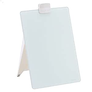 Quartet Infinity Dry Erase Glass Board Desktop Easel with Removable Clip & Marker, Non-magnetic ...