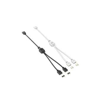 Amazon.com: Generic ARGB Splitter Cable - 1 to 2 Extension for 5V 3 Pin ...