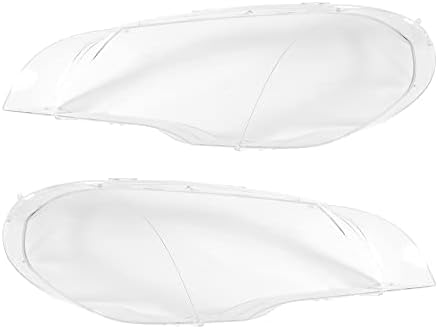 Amazon.com: X AUTOHAUX 1 Pair Car Front Headlight Headlamp Lense Clear ...