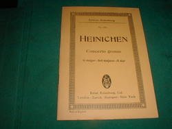 Heinichen Concerto Grosso G Major, Eulenburg Miniature Score: Heinichen ...