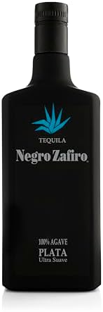 Tequila Negro Zafiro Plata 100% de Agave 750 ml. : Amazon.com.mx ...