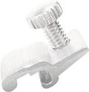 CRL White Storm Door Insert Thumb Clips 9/32" Screw - Package - Window ...
