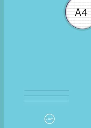 Maths Exercise Book Squared A4: 7mm Square Paper Notebook, for Math and ...