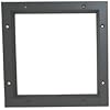 Glass and Steel Frame Insert for Doors (12 x 12) - Amazon.com