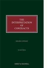 Interpretation of Contracts, The. 7th Edition: Kim Lewison ...