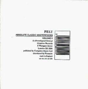 Absolute Classic Masterpieces, Vol. 2 by Felt: Amazon.co.uk: CDs & Vinyl