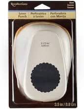Amazon.com: Giant Scallop Circle Lever Punch by Recollections, 3.5"
