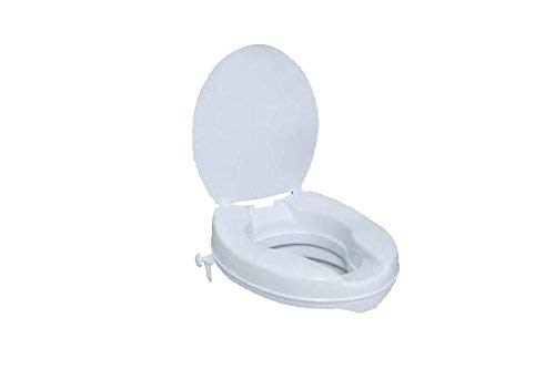 Flamingo Classic Elevated Commode Raised Toilet Seat With Lid (15 cm ...