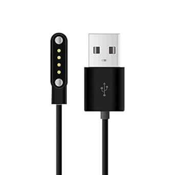 iCare Firebolt 360 Pro Smart Watch Magnetic Charging Cable 4pin USB 2.0 ...