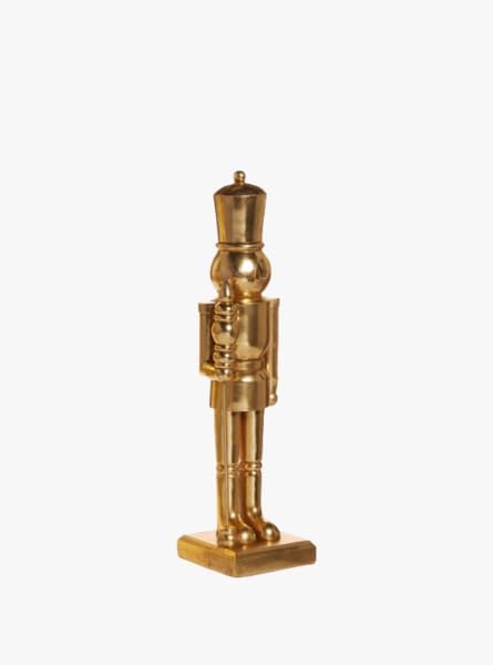 Amazon.com: 18 Inch Gold Nutcracker, Decorative Holiday Figurine with ...