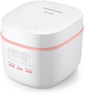 Philips 3000 Series Mini Rice Cooker HD3064/62 - Compact Size for Small ...