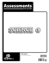 Science 3 Assessments, 5th ed.: BJU Press: 9781628568684: Amazon.com: Books