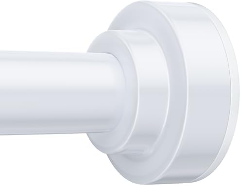 Amazon.com: TEECK Shower Curtain Rod, 32-43 inch Adjustable Spring ...