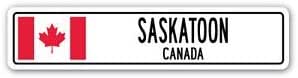 Amazon.com: 3 Pack: SASKATOON, CANADA Street Sign Sticker 3" Canadian ...