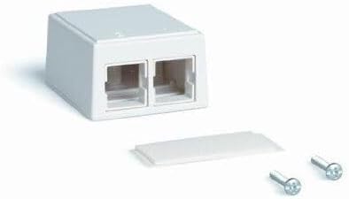Amazon.com: Commscope Surface Mount Box, White, Plastic, Surface-Mount ...