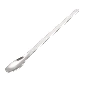 uxcell Sampling Spoons 160mm 304 Stainless Steel Lab Reagent Scoops for ...