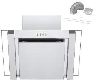 Cookology ANG605SS S/Steel 60cm Angled Extractor Fan | Ducting Kit ...