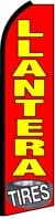 Amazon.com: LLANTERA Tires (Red) Flutter Feather Banner Flag (11.5 x 3 Feet) : Patio, Lawn & Garden