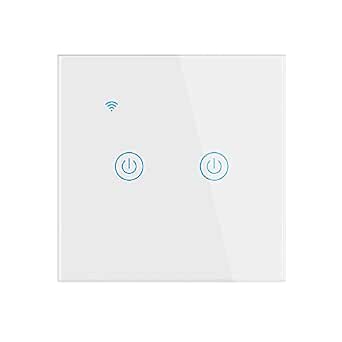 Makayuron WiFi Smart Wall Light Switch Touch Switches No Neutral Wire ...