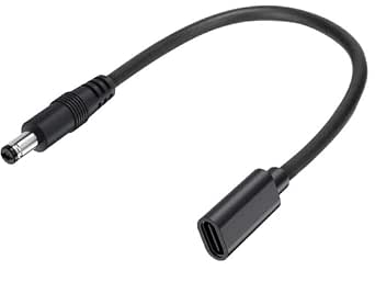 Amazon.com: Traovien DC 5.5mm x 2.1mm to USB C Power Cable,5V 3A DC ...