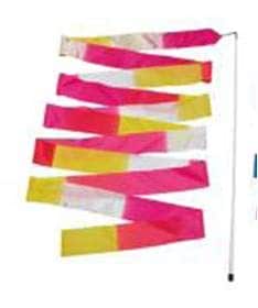 Buy Flexifit Rhythmic Gymnastic Ribbon TRRICOLOR Color (Yellow Pink ...
