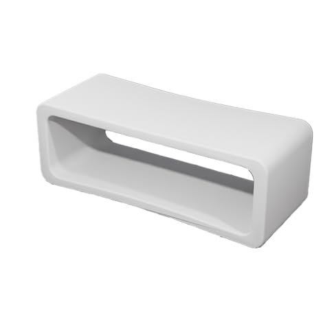 SBWC White 20mm Silicone rubber watch strap watch band loop/runner ...