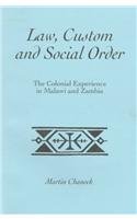 Amazon.com: Law, Custom, and Social Order: The Colonial Experience in ...