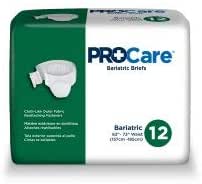 Amazon.com: ProCare Adult Brief Tab Closure 2X-Large Disposable Heavy ...