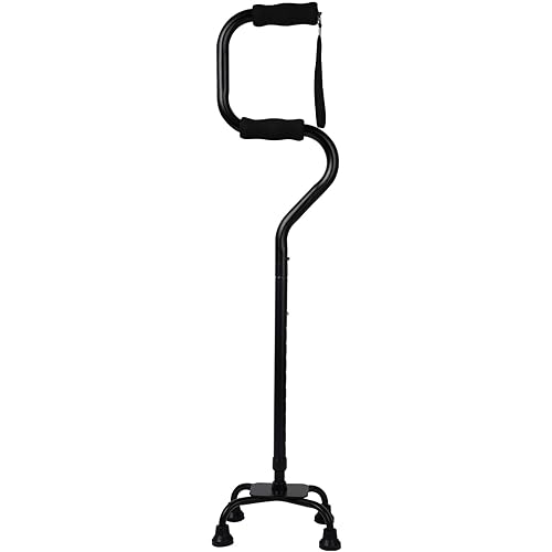 Snapklik.com : Large Base Quad Cane For Seniors