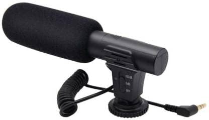 Smart Pro AX-VM01 MIC-05 3.5 Mm DSLR Camera Interview Microphone Video ...