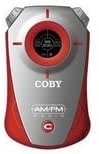 COBY CX-71 RED Mini AM/FM Pocket Radio with Hand Strap : Amazon.co.uk ...