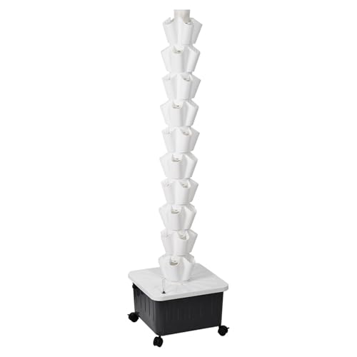 Hydroponic Tower Growing System, 50-Plant Hydroponic Growing System ...