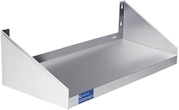 Amazon.com: Express KitchQuip Stainless Steel Wall Shelf with Side ...