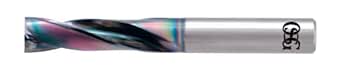 Amazon.co.jp: OSG 3330020 Carbide Drill, Flat Drill, Counterbore, 2D Type, Easy Coating ADF-2D ...