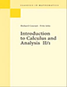 Buy Introduction to Calculus and Analysis, Volume 1 (Classics in ...