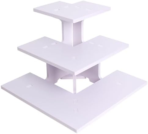 Amazon.com: Torched 3-Tier Retail Table Display Corner Stand with ...